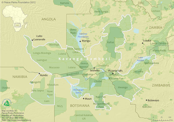 Environmental News: The Kaza Transfrontier Conservation Area